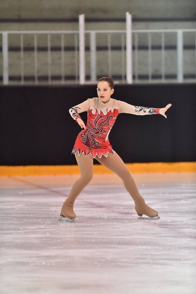 Ice Skating Dress/Rhythmic gymnastics leotard RG Acro Twirling costume ...